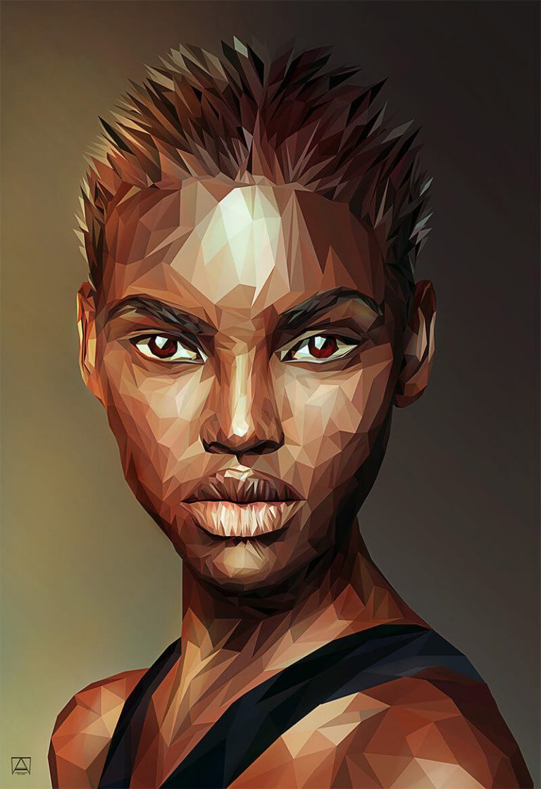 polygon-portrait-tutorial | PhotoshopVIP