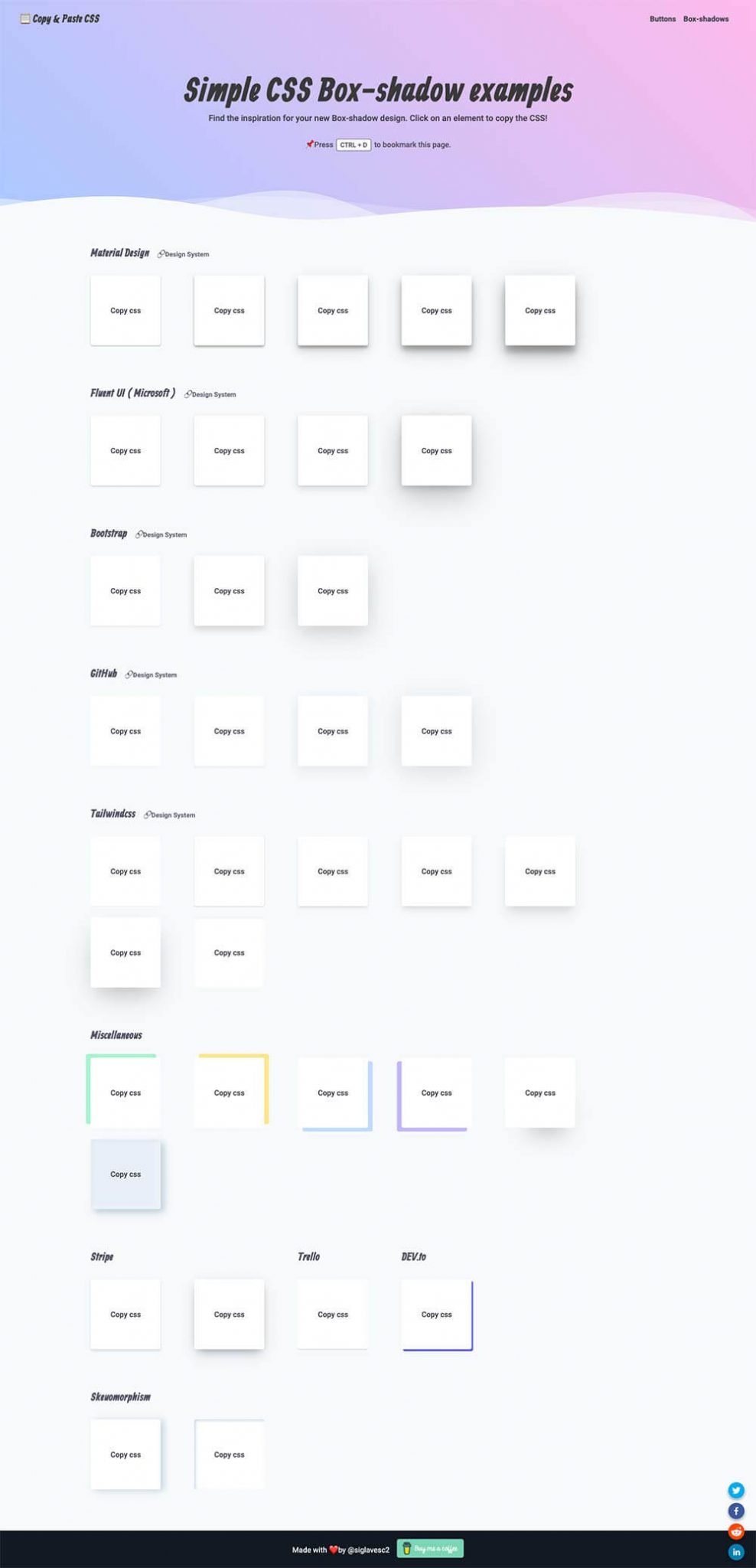 Amazonも！有名WebサイトのCSSボタンデザイン77個をコピペ再現できる Copy ＆ Paste CSS | PhotoshopVIP