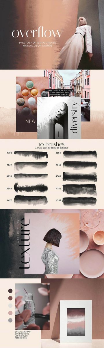 Overflow-Photoshop-Procreate-Brushes-1 | PhotoshopVIP